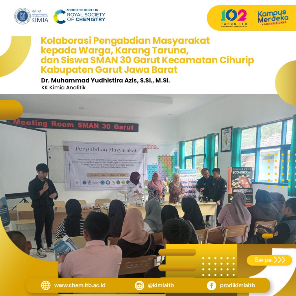 Kolaborasi Pengabdian Masyarakat kepada Warga, Karang Taruna, dan Siswa SMAN 30 Garut Kecamatan ...